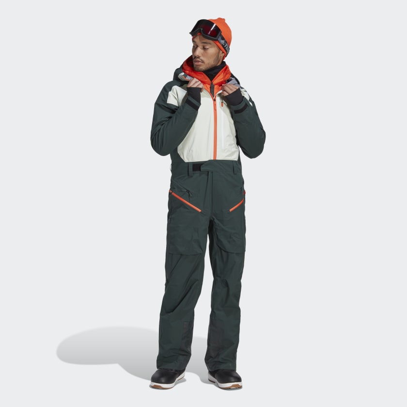 Для мужчин :: Одежда :: 3-слойный зимний комбинезон Terrex GORE-TEX Зеленый